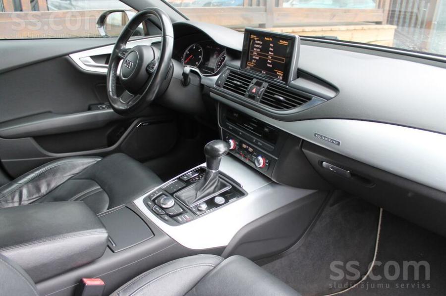 Black Audi A7 Sportback 2011 in Riga, with an engine capacity of 3.00 L and mileage of 0 thousand km for 11900 €, photo 14 on AUTOMOTO.COM.LV