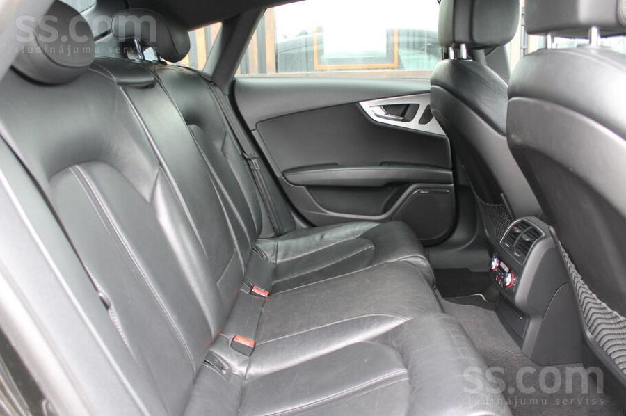 Black Audi A7 Sportback 2011 in Riga, with an engine capacity of 3.00 L and mileage of 0 thousand km for 11900 €, photo 22 on AUTOMOTO.COM.LV
