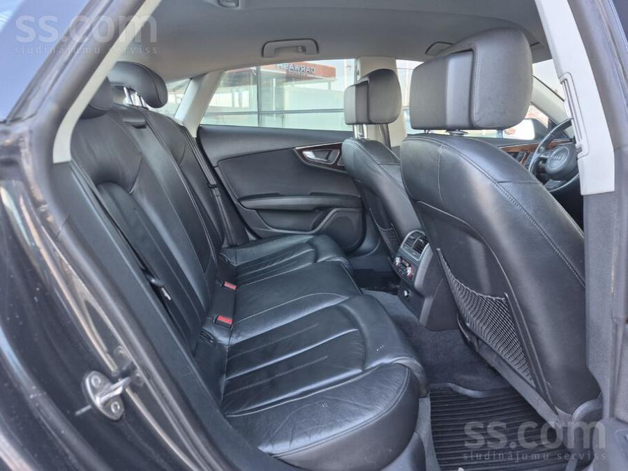 Black Audi A7 Sportback 2011 in Riga, with an engine capacity of 2.80 L and mileage of 0 thousand km for 8990 €, photo 12 on AUTOMOTO.COM.LV