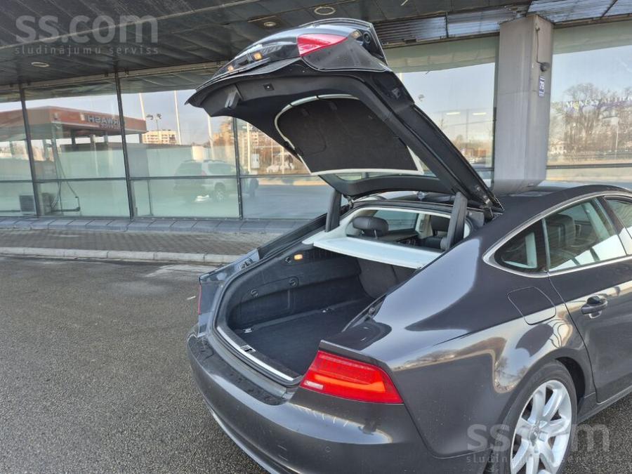 Black Audi A7 Sportback 2011 in Riga, with an engine capacity of 2.80 L and mileage of 0 thousand km for 8990 €, photo 14 on AUTOMOTO.COM.LV