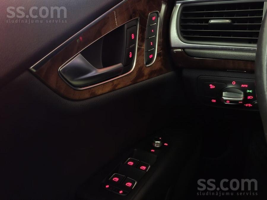 Black Audi A7 Sportback 2011 in Riga, with an engine capacity of 2.80 L and mileage of 0 thousand km for 8990 €, photo 20 on AUTOMOTO.COM.LV