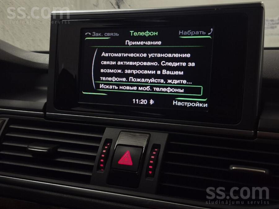 Black Audi A7 Sportback 2011 in Riga, with an engine capacity of 2.80 L and mileage of 0 thousand km for 8990 €, photo 22 on AUTOMOTO.COM.LV
