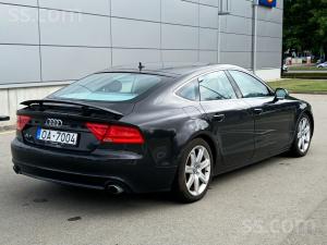 Black Audi A7 Sportback 2011 in Riga, with an engine capacity of 2.80 L and mileage of 0 thousand km for 8990 €, photo 5 on AUTOMOTO.COM.LV