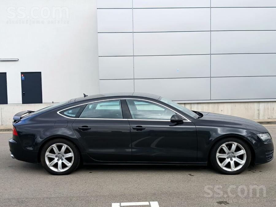 Black Audi A7 Sportback 2011 in Riga, with an engine capacity of 2.80 L and mileage of 0 thousand km for 8990 €, photo 6 on AUTOMOTO.COM.LV