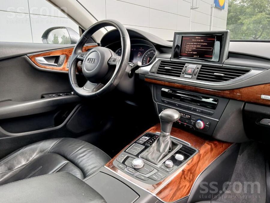 Black Audi A7 Sportback 2011 in Riga, with an engine capacity of 2.80 L and mileage of 0 thousand km for 8990 €, photo 16 on AUTOMOTO.COM.LV