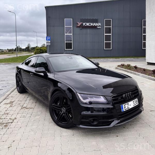 Black Audi A7 Sportback 2011 in Liepaja, with an engine capacity of 3.00 L and mileage of 266 thousand km for 15000 €, photo 1 on AUTOMOTO.COM.LV