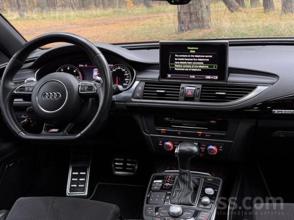 Black Audi A7 Sportback 2011 in Liepaja, with an engine capacity of 3.00 L and mileage of 266 thousand km for 15000 €, photo 6 on AUTOMOTO.COM.LV