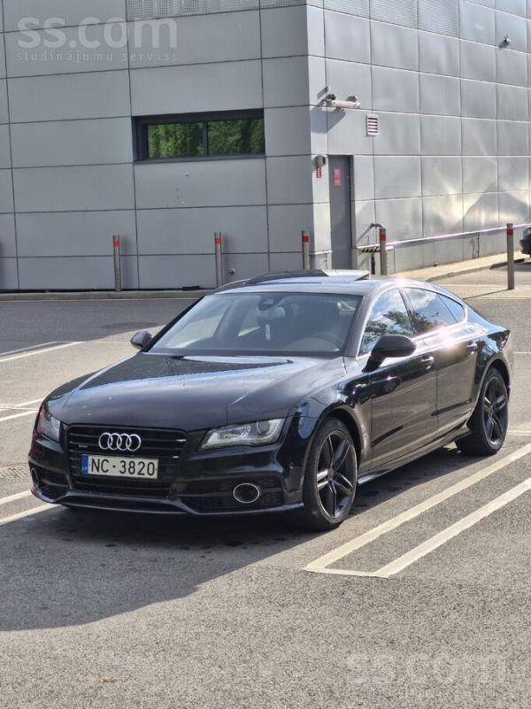 Melns Audi A7 Sportback 2011 Rīga, ar dzinēja tilpumu 3.00 L un nobraukumu 265 tūkst. km par 12900 €, foto 1 vietnē AUTOMOTO.COM.LV