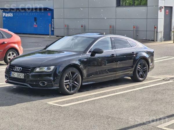 Melns Audi A7 Sportback 2011 Rīga, ar dzinēja tilpumu 3.00 L un nobraukumu 265 tūkst. km par 12900 €, foto 2 vietnē AUTOMOTO.COM.LV