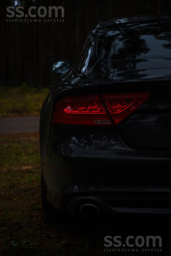 Melns Audi A7 Sportback 2011 Rīga, ar dzinēja tilpumu 3.00 L un nobraukumu 266 tūkst. km par 12900 €, foto 6 vietnē AUTOMOTO.COM.LV