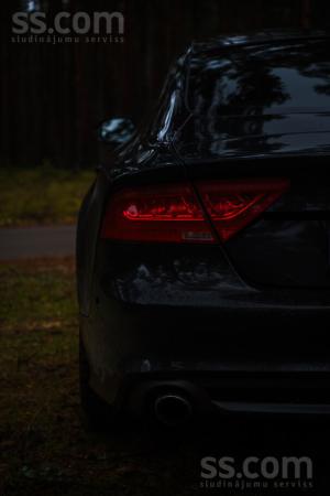 Black Audi A7 Sportback 2011 in Riga, with an engine capacity of 3.00 L and mileage of 266 thousand km for 12900 €, photo 7 on AUTOMOTO.COM.LV
