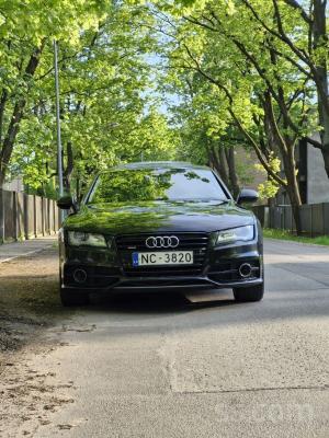 Black Audi A7 Sportback 2011 in Riga, with an engine capacity of 3.00 L and mileage of 266 thousand km for 12900 €, photo 22 on AUTOMOTO.COM.LV