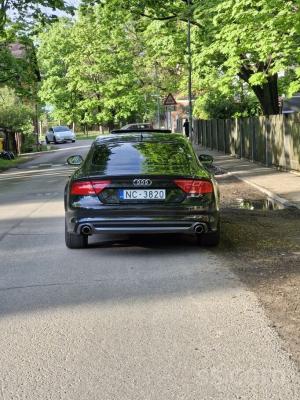 Black Audi A7 Sportback 2011 in Riga, with an engine capacity of 3.00 L and mileage of 266 thousand km for 12900 €, photo 26 on AUTOMOTO.COM.LV
