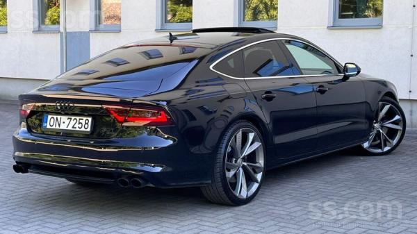 Melns Audi A7 Sportback 2011 Jelgava, ar dzinēja tilpumu 3.00 L un nobraukumu 267 tūkst. km par 18000 €, foto 3 vietnē AUTOMOTO.COM.LV