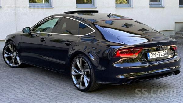Melns Audi A7 Sportback 2011 Jelgava, ar dzinēja tilpumu 3.00 L un nobraukumu 267 tūkst. km par 18000 €, foto 4 vietnē AUTOMOTO.COM.LV