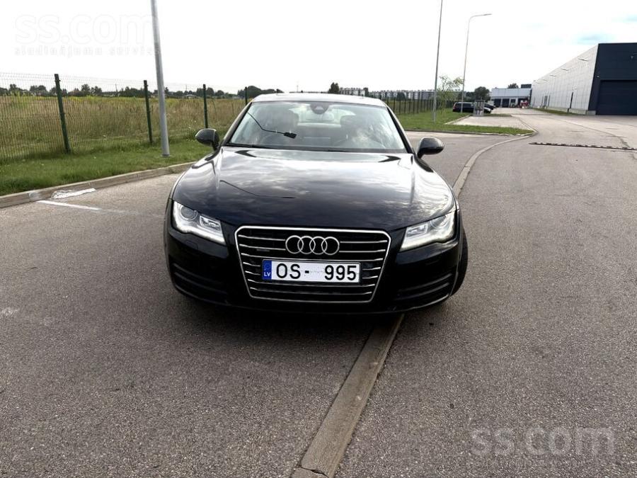 Melns Audi A7 Sportback 2011 Rīga, ar dzinēja tilpumu 3.00 L un nobraukumu 376 tūkst. km par 12450 €, foto 3 vietnē AUTOMOTO.COM.LV