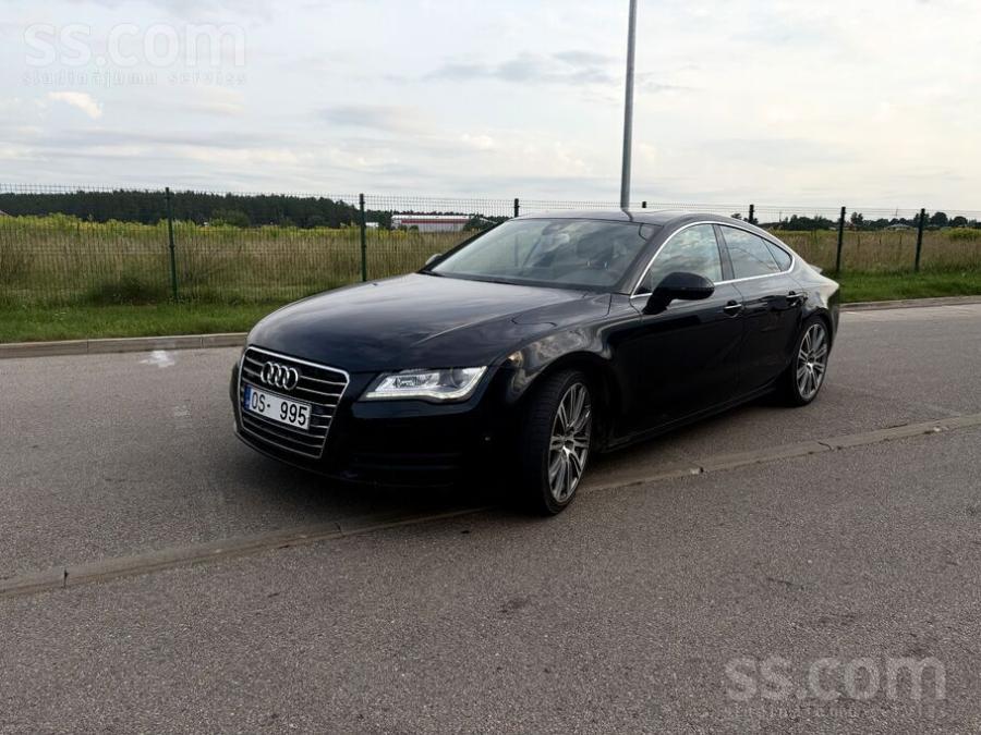 Melns Audi A7 Sportback 2011 Rīga, ar dzinēja tilpumu 3.00 L un nobraukumu 376 tūkst. km par 12450 €, foto 4 vietnē AUTOMOTO.COM.LV