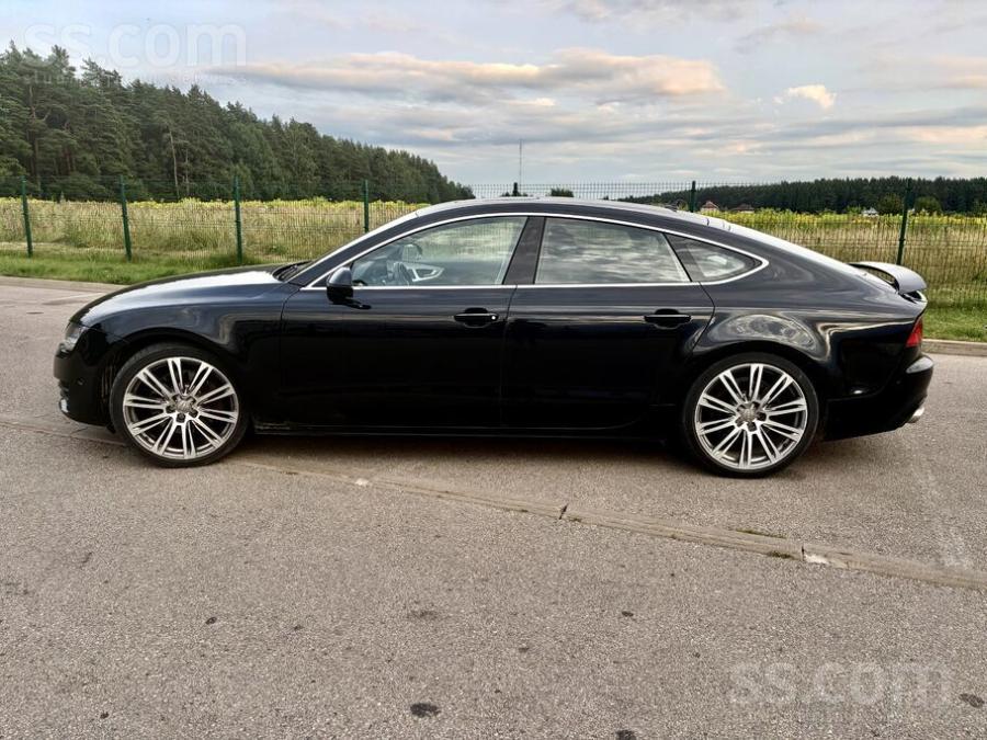 Melns Audi A7 Sportback 2011 Rīga, ar dzinēja tilpumu 3.00 L un nobraukumu 376 tūkst. km par 12450 €, foto 5 vietnē AUTOMOTO.COM.LV