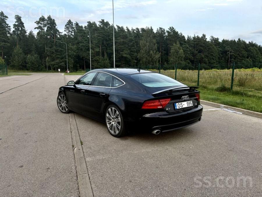 Melns Audi A7 Sportback 2011 Rīga, ar dzinēja tilpumu 3.00 L un nobraukumu 376 tūkst. km par 12450 €, foto 6 vietnē AUTOMOTO.COM.LV