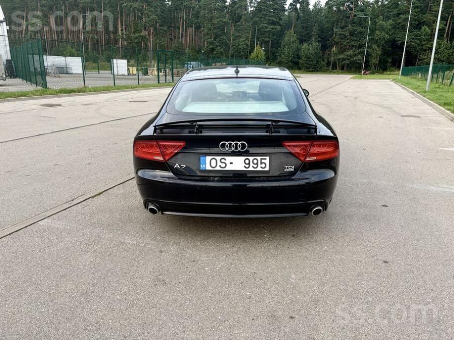 Melns Audi A7 Sportback 2011 Rīga, ar dzinēja tilpumu 3.00 L un nobraukumu 376 tūkst. km par 12450 €, foto 7 vietnē AUTOMOTO.COM.LV