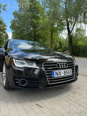 Melns Audi A7 Sportback 2012 Dobele, ar dzinēja tilpumu 3.00 L un nobraukumu 263 tūkst. km par 16500 €, foto 8 vietnē AUTOMOTO.COM.LV