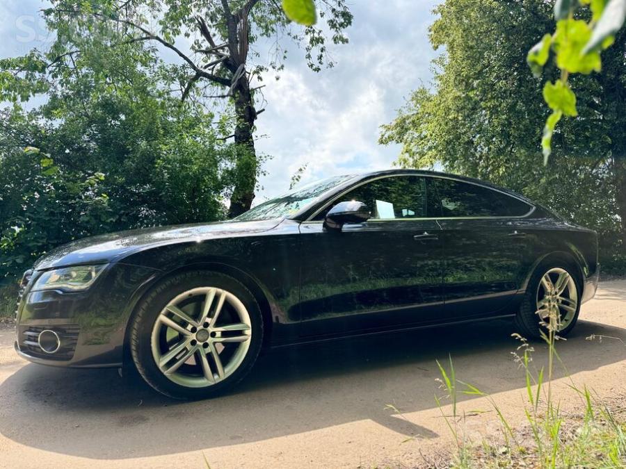 Melns Audi A7 Sportback 2012 Dobele, ar dzinēja tilpumu 3.00 L un nobraukumu 263 tūkst. km par 16500 €, foto 22 vietnē AUTOMOTO.COM.LV