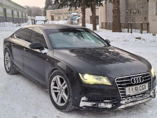 Melns Audi A7 Sportback 2012 Šilutė, ar dzinēja tilpumu 3.00 L un nobraukumu 180 tūkst. km par 5000 €, foto 1 vietnē AUTOMOTO.COM.LV