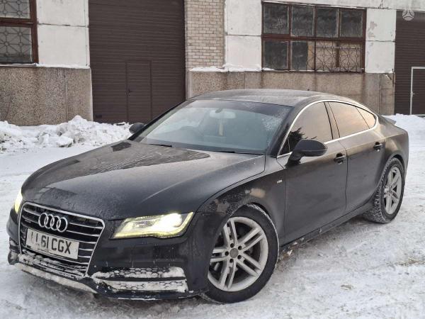 Melns Audi A7 Sportback 2012 Šilutė, ar dzinēja tilpumu 3.00 L un nobraukumu 180 tūkst. km par 5000 €, foto 2 vietnē AUTOMOTO.COM.LV