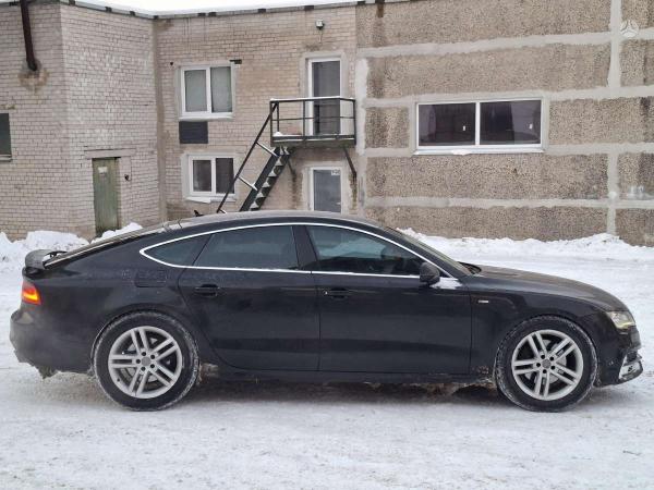 Melns Audi A7 Sportback 2012 Šilutė, ar dzinēja tilpumu 3.00 L un nobraukumu 180 tūkst. km par 5000 €, foto 7 vietnē AUTOMOTO.COM.LV