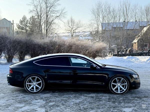 Black Audi A7 Sportback 2012 in Vilnius, with an engine capacity of 3.00 L and mileage of 298 thousand km for 9900 €, photo 4 on AUTOMOTO.COM.LV