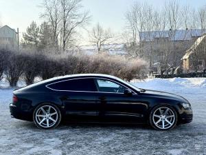 Black Audi A7 Sportback 2012 in Vilnius, with an engine capacity of 3.00 L and mileage of 298 thousand km for 9900 €, photo 4 on AUTOMOTO.COM.LV