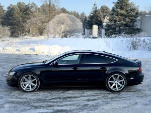Black Audi A7 Sportback 2012 in Vilnius, with an engine capacity of 3.00 L and mileage of 298 thousand km for 9900 €, photo 7 on AUTOMOTO.COM.LV