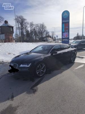 Melns Audi A7 Sportback 2012 Utena, ar dzinēja tilpumu 3.00 L un nobraukumu 316 tūkst. km par 10800 €, foto 2 vietnē AUTOMOTO.COM.LV