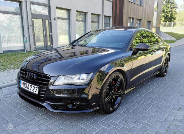 Black Audi A7 Sportback 2012 in Trakai, with an engine capacity of 3.00 L and mileage of 231 thousand km for 11450 €, photo 3 on AUTOMOTO.COM.LV