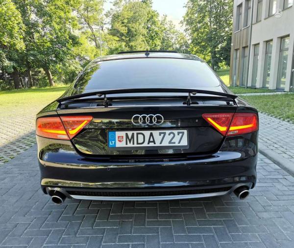 Black Audi A7 Sportback 2012 in Trakai, with an engine capacity of 3.00 L and mileage of 231 thousand km for 11450 €, photo 7 on AUTOMOTO.COM.LV