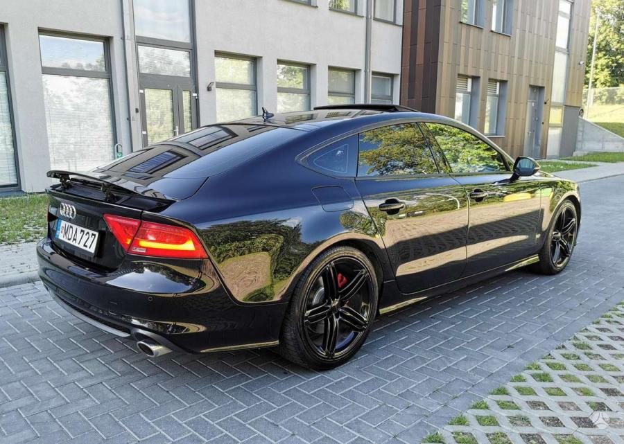 Black Audi A7 Sportback 2012 in Trakai, with an engine capacity of 3.00 L and mileage of 231 thousand km for 11450 €, photo 13 on AUTOMOTO.COM.LV