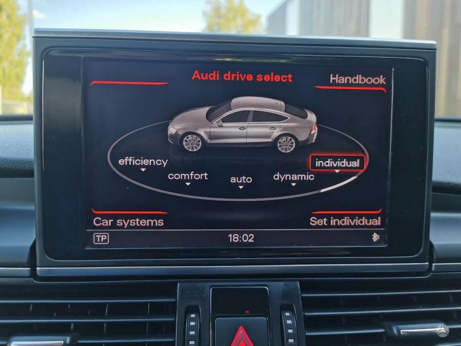 Black Audi A7 Sportback 2012 in Trakai, with an engine capacity of 3.00 L and mileage of 231 thousand km for 11450 €, photo 31 on AUTOMOTO.COM.LV