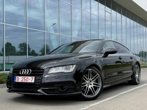 Black Audi A7 Sportback 2012 in Rezekne, with an engine capacity of 3.00 L and mileage of 229 thousand km for 14990 €, photo 2 on AUTOMOTO.COM.LV