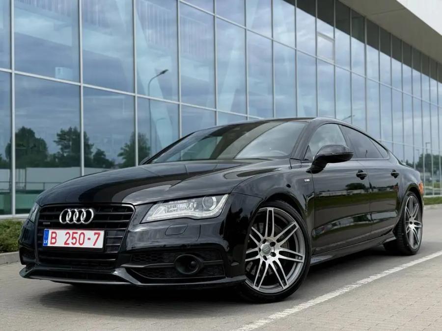 Black Audi A7 Sportback 2012 in Rezekne, with an engine capacity of 3.00 L and mileage of 229 thousand km for 14990 €, photo 3 on AUTOMOTO.COM.LV