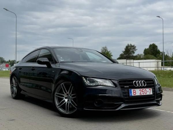 Black Audi A7 Sportback 2012 in Rezekne, with an engine capacity of 3.00 L and mileage of 229 thousand km for 14990 €, photo 8 on AUTOMOTO.COM.LV