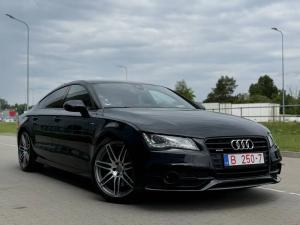 Black Audi A7 Sportback 2012 in Rezekne, with an engine capacity of 3.00 L and mileage of 229 thousand km for 14990 €, photo 9 on AUTOMOTO.COM.LV