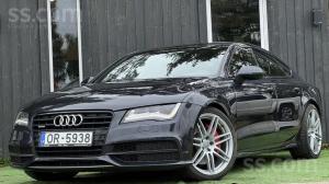 Melns Audi A7 Sportback 2012 Rīga, ar dzinēja tilpumu 3.00 L un nobraukumu 250 tūkst. km par 11500 €, foto 3 vietnē AUTOMOTO.COM.LV