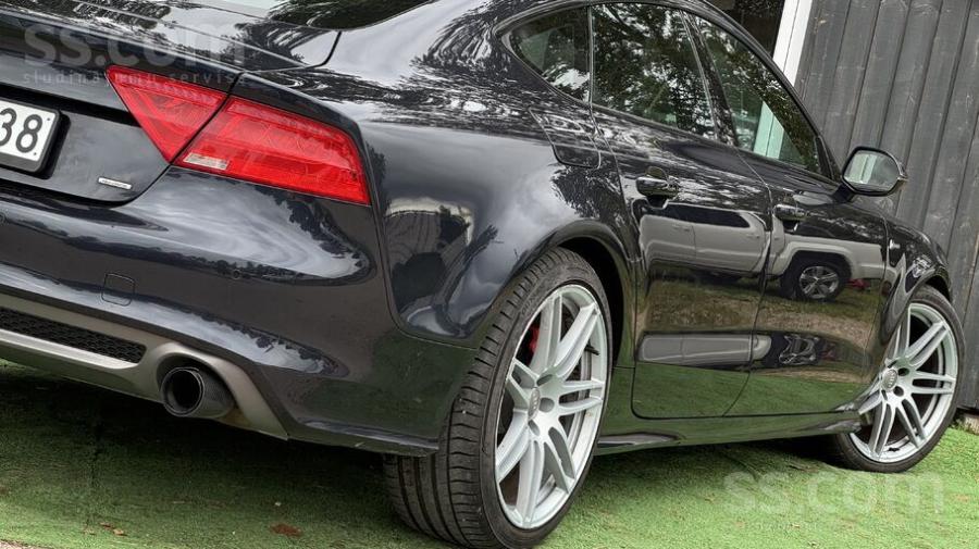 Melns Audi A7 Sportback 2012 Rīga, ar dzinēja tilpumu 3.00 L un nobraukumu 250 tūkst. km par 11500 €, foto 7 vietnē AUTOMOTO.COM.LV