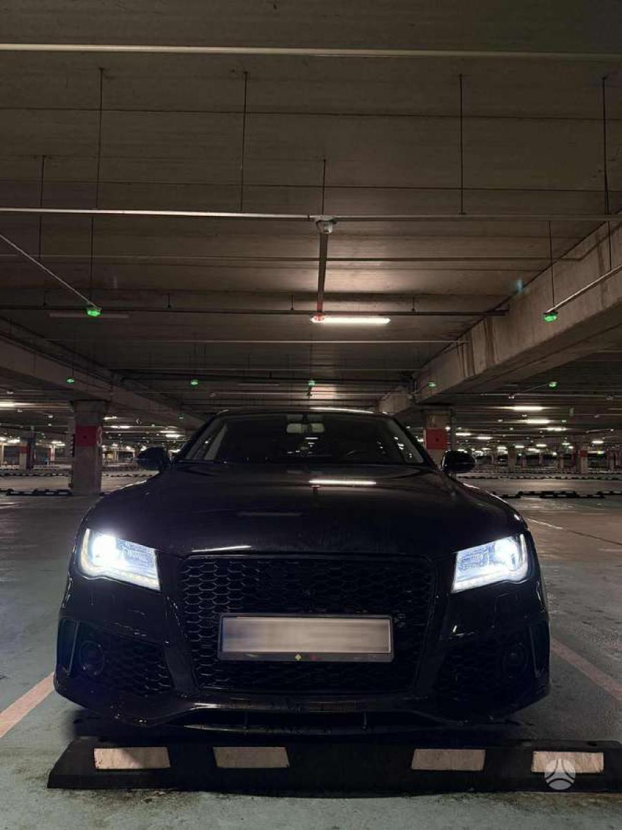 Black Audi A7 Sportback 2013 in Kaunas, with an engine capacity of 2.97 L and mileage of 258 thousand km for 14000 €, photo 1 on AUTOMOTO.COM.LV