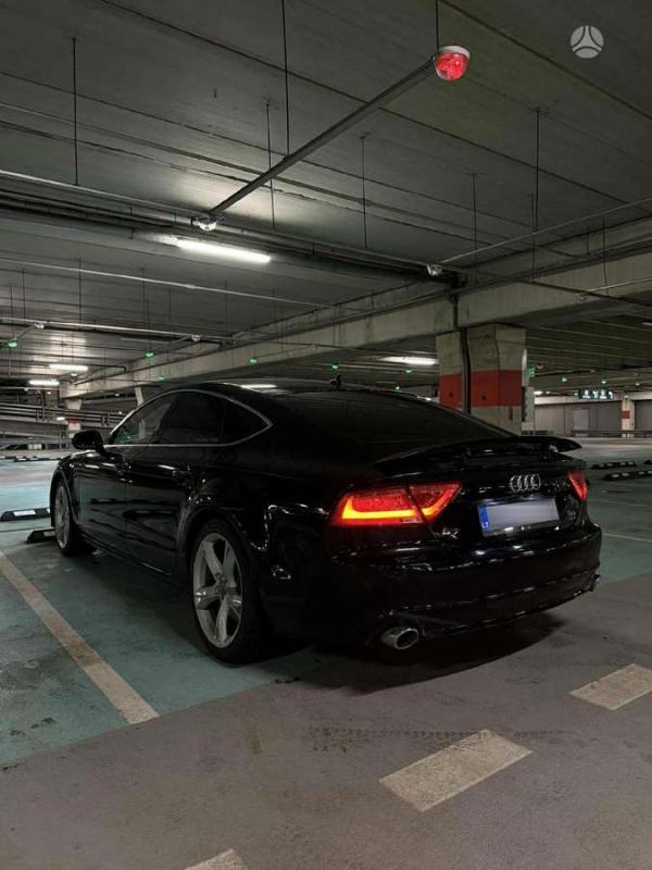 Melns Audi A7 Sportback 2013 Kauņa, ar dzinēja tilpumu 2.97 L un nobraukumu 258 tūkst. km par 14000 €, foto 7 vietnē AUTOMOTO.COM.LV