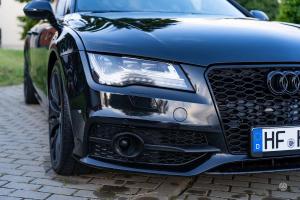 Black Audi A7 Sportback 2013 in Vilnius, with an engine capacity of 3.00 L and mileage of 241 thousand km for 16950 €, photo 4 on AUTOMOTO.COM.LV