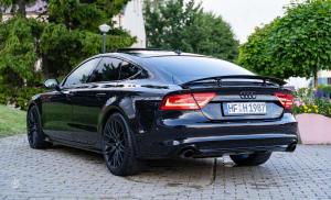 Black Audi A7 Sportback 2013 in Vilnius, with an engine capacity of 3.00 L and mileage of 241 thousand km for 16950 €, photo 13 on AUTOMOTO.COM.LV