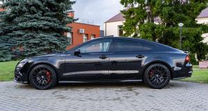 Black Audi A7 Sportback 2013 in Vilnius, with an engine capacity of 3.00 L and mileage of 241 thousand km for 16950 €, photo 14 on AUTOMOTO.COM.LV