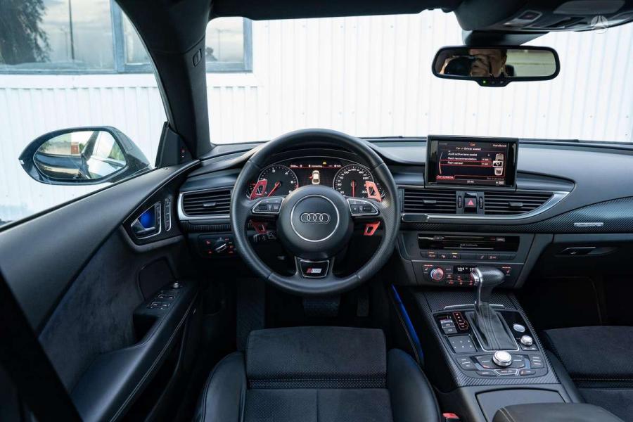 Black Audi A7 Sportback 2013 in Vilnius, with an engine capacity of 3.00 L and mileage of 241 thousand km for 16950 €, photo 24 on AUTOMOTO.COM.LV