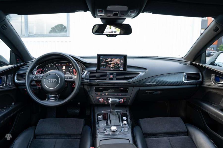 Black Audi A7 Sportback 2013 in Vilnius, with an engine capacity of 3.00 L and mileage of 241 thousand km for 16950 €, photo 40 on AUTOMOTO.COM.LV